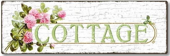 Shabby Chic Cottage Sign - Contemporary - Wall Accents - by Fairy ...