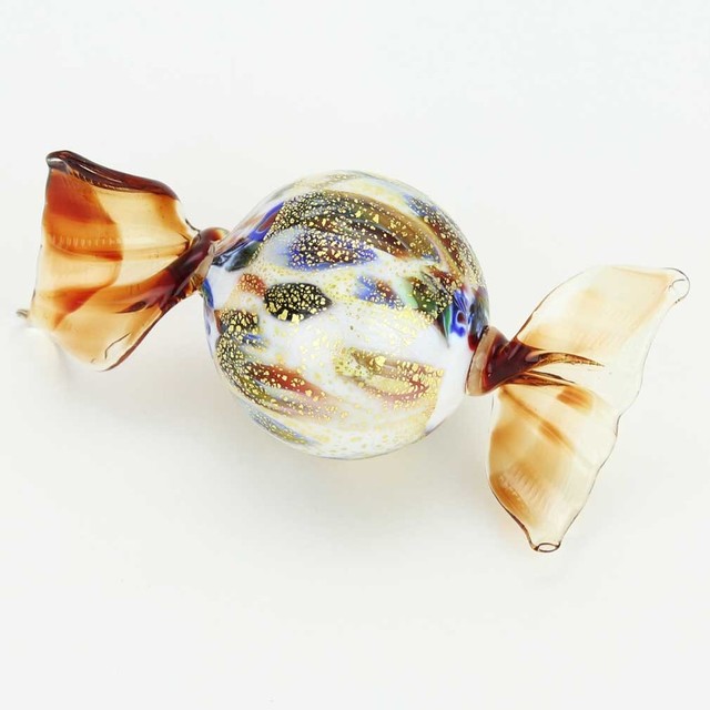 GlassOfVenice Murano Glass Candy - Sparkling Red - Contemporary ...