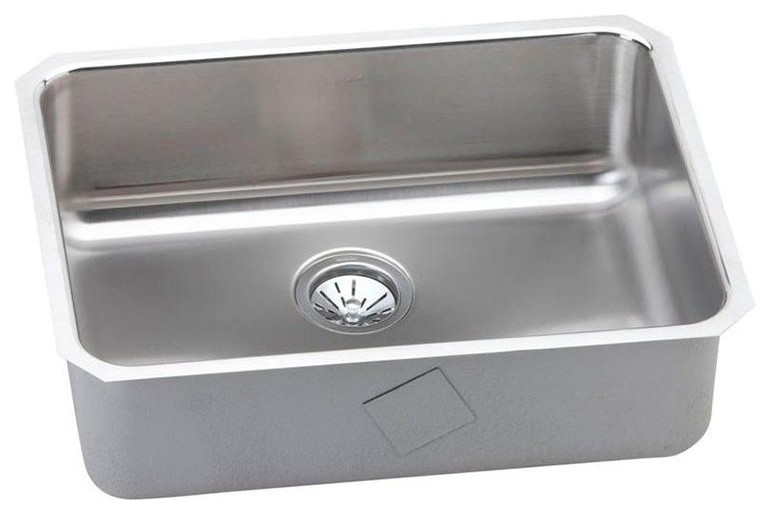 Elkay ELUH2317 ELKAY RESIDENTIAL Single Bowl Undermount Sink Lustertone ...