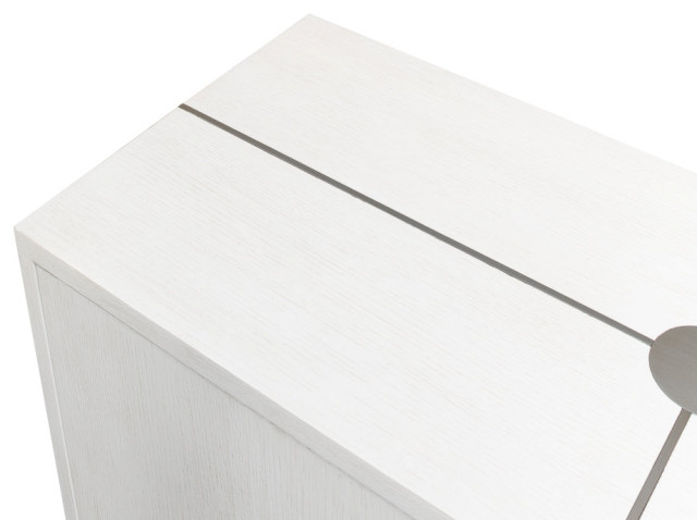 Extra Long Sideboard Buffet Barton Cabinet Working White - Transitional ...