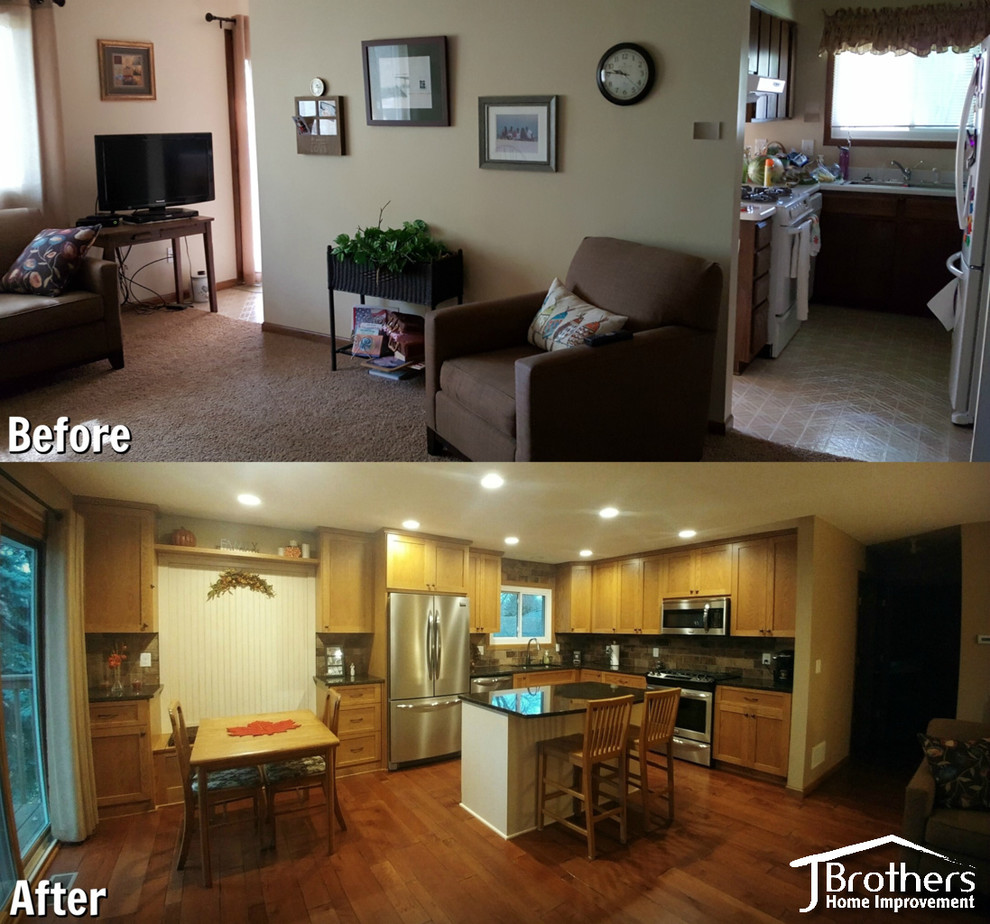 Kitchen Remodel before/after