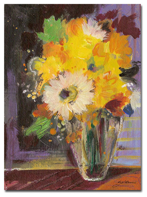 'Glass Vase' Canvas Art by Sheila Golden, 18" x 24" - Contemporary ...