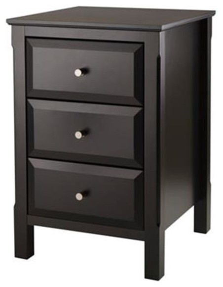 Winsome Timmy Accent Table in Black - Transitional - Side Tables And ...