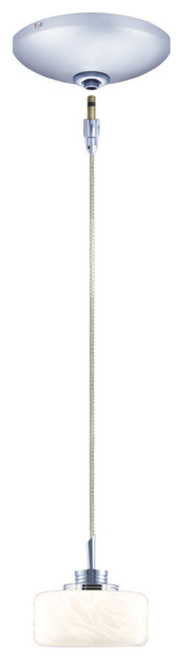 1-Light Low Voltage Monorail Pendant Kit, Blue Frit - Transitional ...