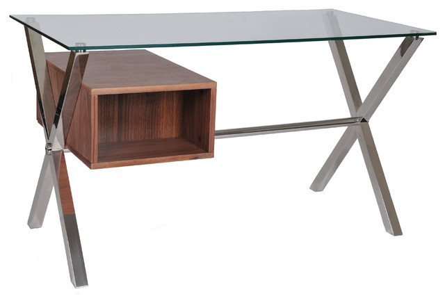 Ella Desk - Contemporary - Desks And Hutches - by Pangea Home | Houzz
