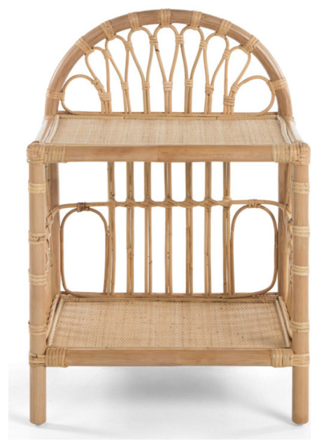 Rattan Loop Nightstand - Tropical - Nightstands And Bedside Tables - by KOUBOO | Houzz
