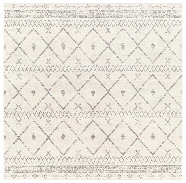 Roma Area Rug, 8 Ft Square - Scandinavian - Area Rugs - by Homesquare ...