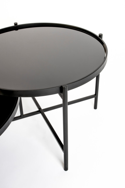 Black Contemporary Coffee Table | DF Li - Contemporary - Coffee Tables ...