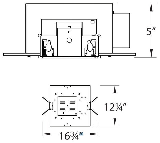 Tesla LED Multiple Single-Light New Construction Non-IC Housing ...