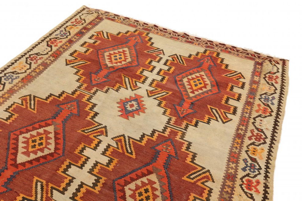 Persian Kilim Fars Azerbaijan Antique 10'1"x5'6", 10'1"x5'6 ...