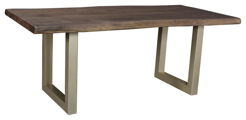 TAJ Large Dining Table, Brown - Contemporary - Dining Tables - by LH ...