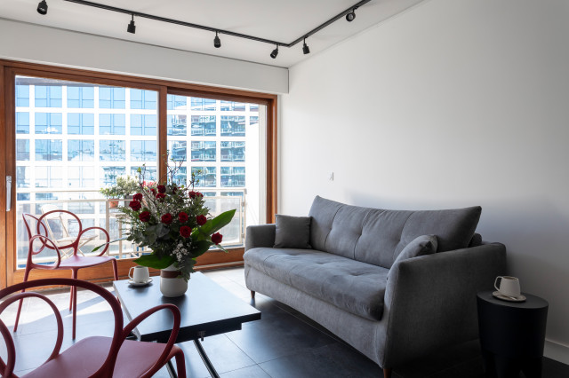 Studio 25m2 + balcon 4m2 - Contemporain - Salon - Paris - par Fables de ...