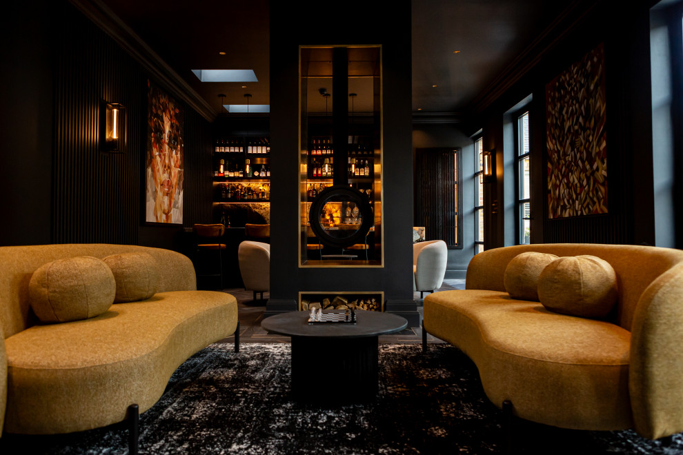 The Obsidian - Modern - Home Bar - Essex - by Shane Nicholas Design | Houzz