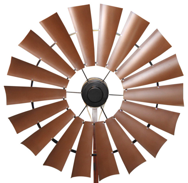Mesquite Wood Vein Windmill Ceiling Fan, The American Fan, 72 ...