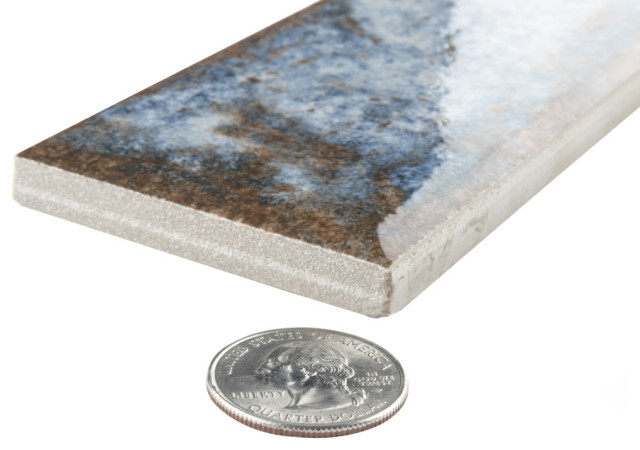 Gaudi React Brick Marina Porcelain Floor and Wall Tile - Contemporary ...