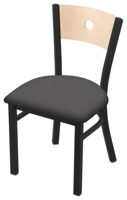 Holland Voltaire 630 18" Chair - Black/Natural Back/Canter Storm ...