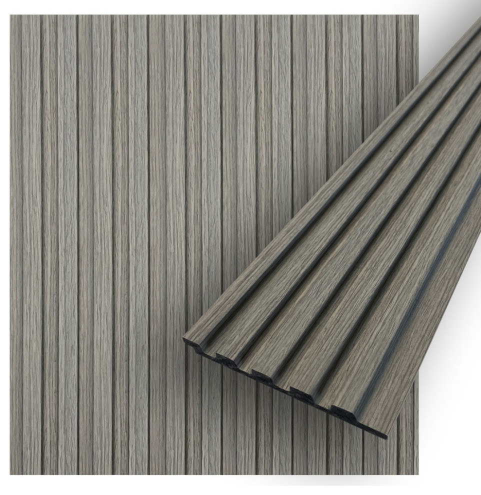 Waterproof Slat Panel, Pack of 6 - Contemporary - Wall Panels - by Euro ...