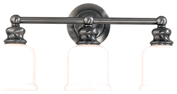 Hudson Valley 2303-An, 3 Light Bath Bracket - Traditional - Bathroom ...