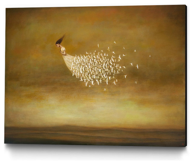 "Freeform" Museum Mounted Canvas Print, 28"x22" - Contemporary - Prints ...