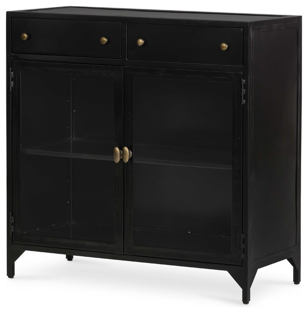 Shadow Box Small Cabinet - Transitional - Accent Chests And Cabinets ...