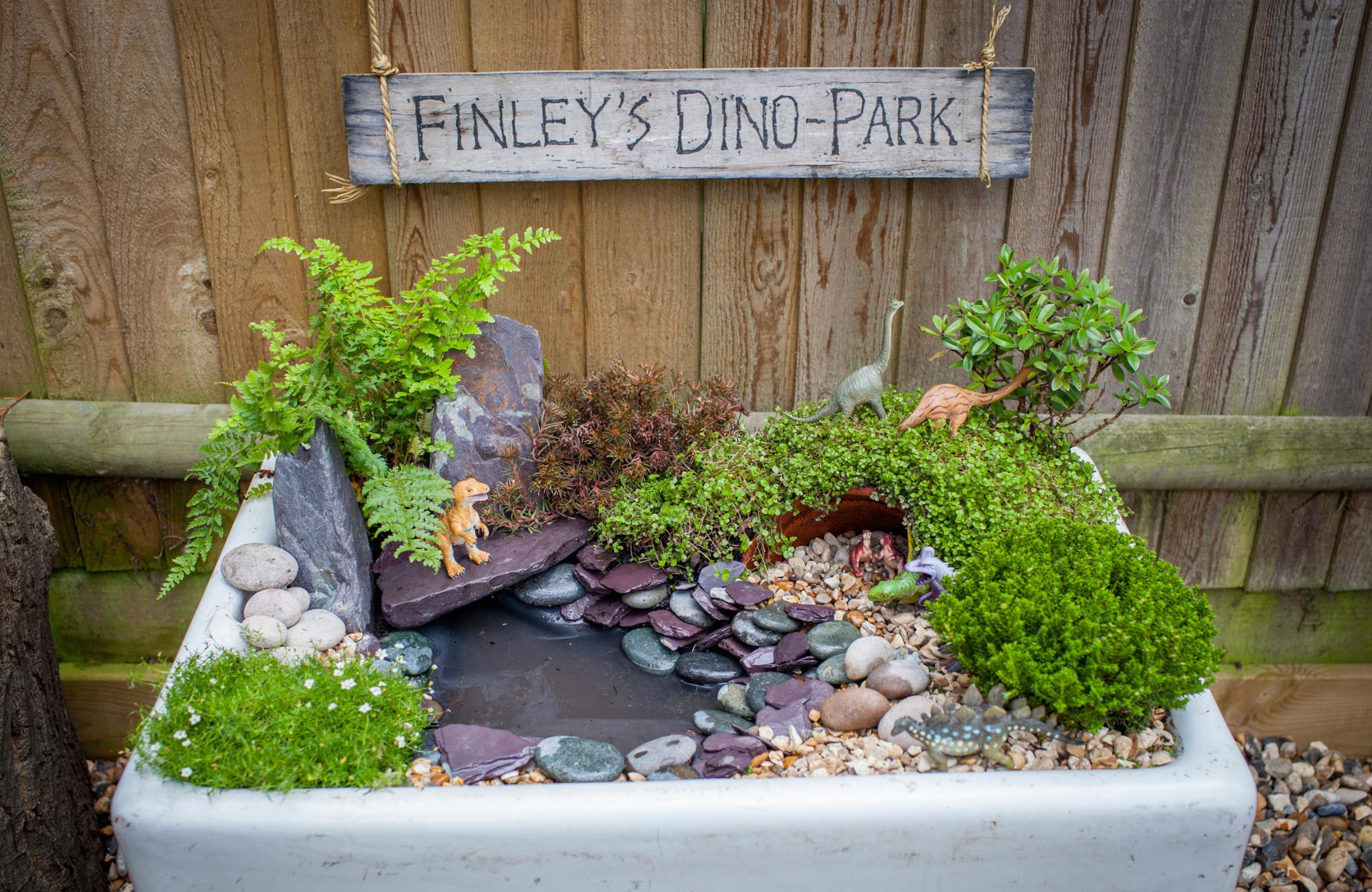 Garden Tour: A Mini Dino Park Designed for a 3-year-old Client | Houzz UK