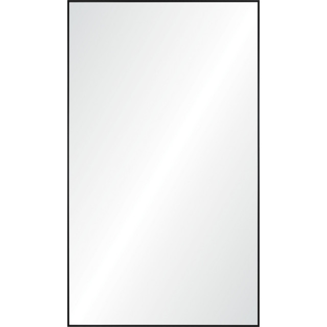 Keene Modern Rectangular Black Framed Full Length Mirror - Modern ...
