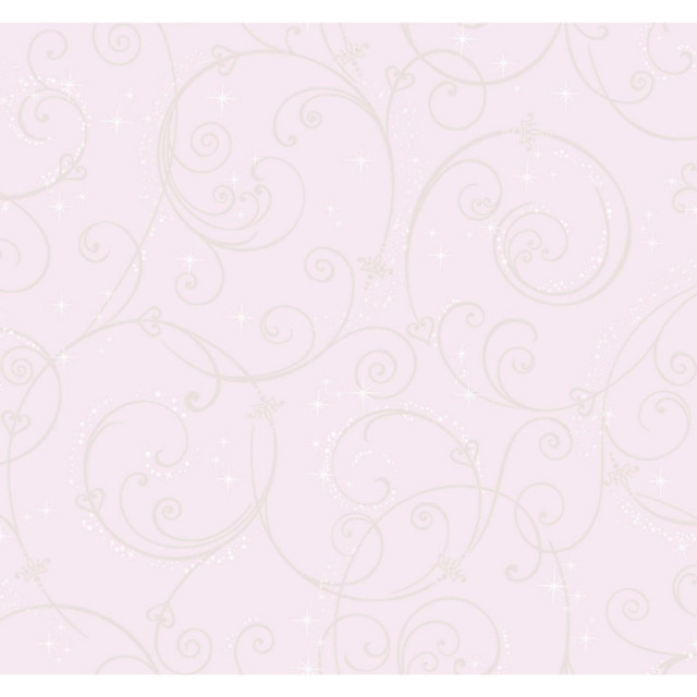 Disney Princess Perfect Scroll Wallpaper - Transitional - Kids Wall ...