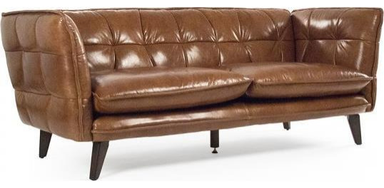 Classic Liliane Chocolate Sofa - Midcentury - Sofas - by EuroLuxHome ...
