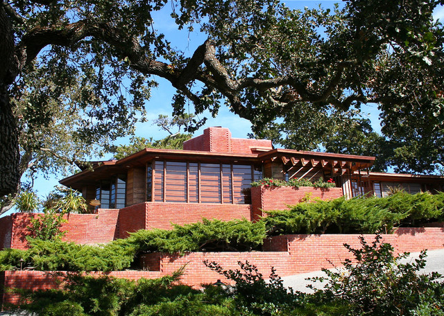 1936 Frank Lloyd Wright Hanna House - San Francisco - by Stanford ...