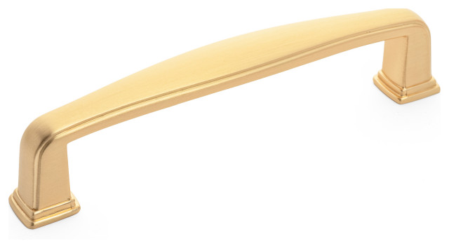 Diversa Hardware Traditional Brushed Gold Cabinet Hardware, 3-3/4 ...