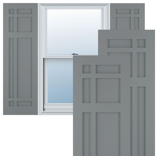 12"W True Fit PVC Center Circle Arts & Crafts, Viridian Green, 28"H, 15 ...