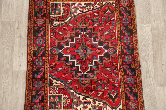 Home Decor Geometric Rug Living Room Wool Handmade Oriental Carpet, Red ...