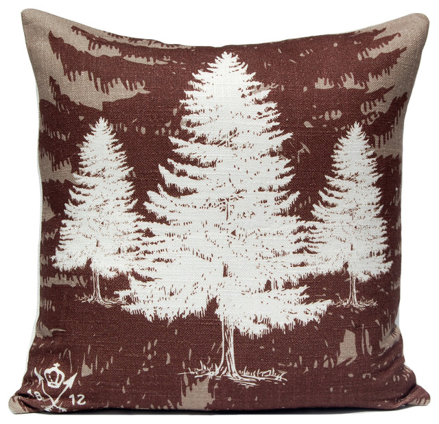 Pine Tree Pillow - Contemporary - Decorative Pillows - by Company 415 ...