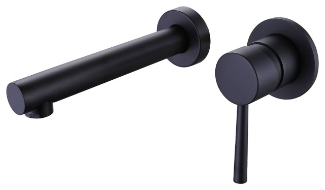 Single Handle Wall Mounted Bathroom Faucet - Contemporary - Bathroom ...