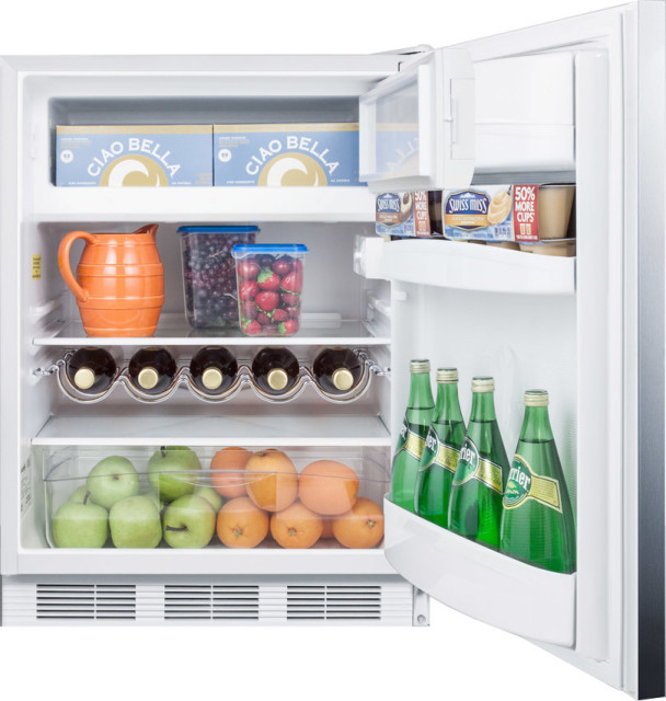 Summit CT661BIHH 24"W 5.1 Cu. Ft. Freestanding Compact - Modern ...