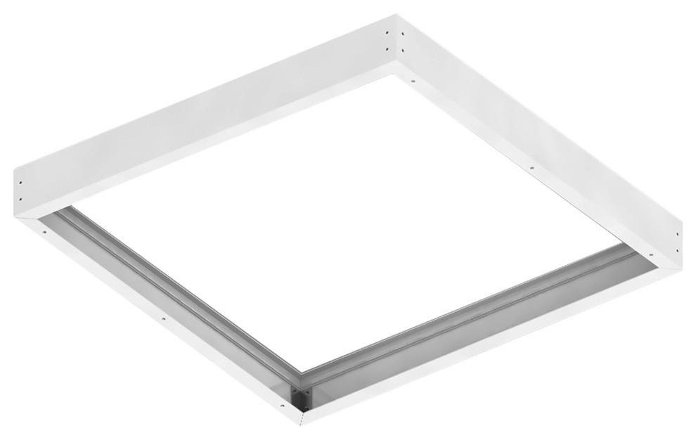 NICOR Lighting 2x2 Ft. Surface Mount Kit for TPE Series LED Troffers ...
