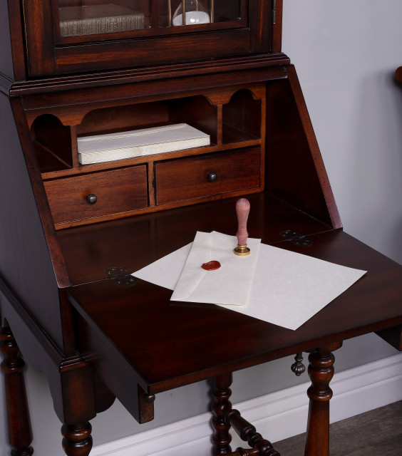 Newlark Secretary Desk - Traditional - Desks And Hutches - by Butler ...