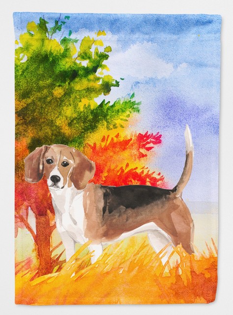 Fall Beagle Flag Garden Size - Contemporary - Flags And Flagpoles - by ...