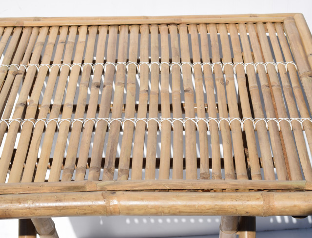 Bamboo Round Square Table - Tropical - Folding Tables - by bamboo54 | Houzz