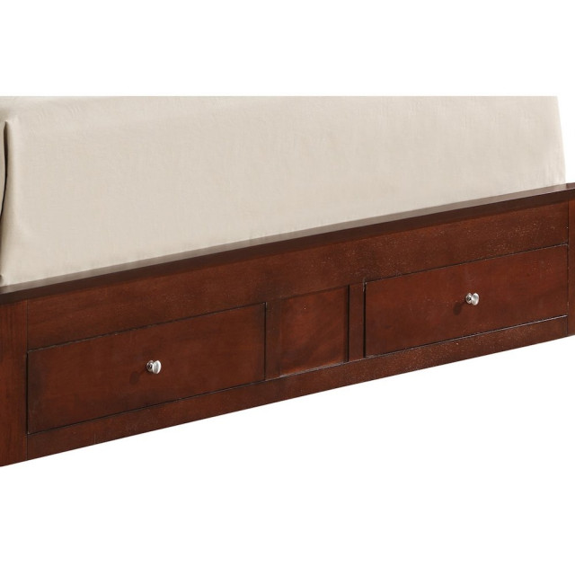Glory Furniture Burlington Full Storage Bed in Cherry Color ...