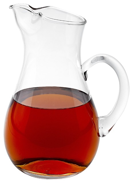 Zeus 10 Inch Crystal Serving Pitcher - Contemporary - Pitchers - by ...