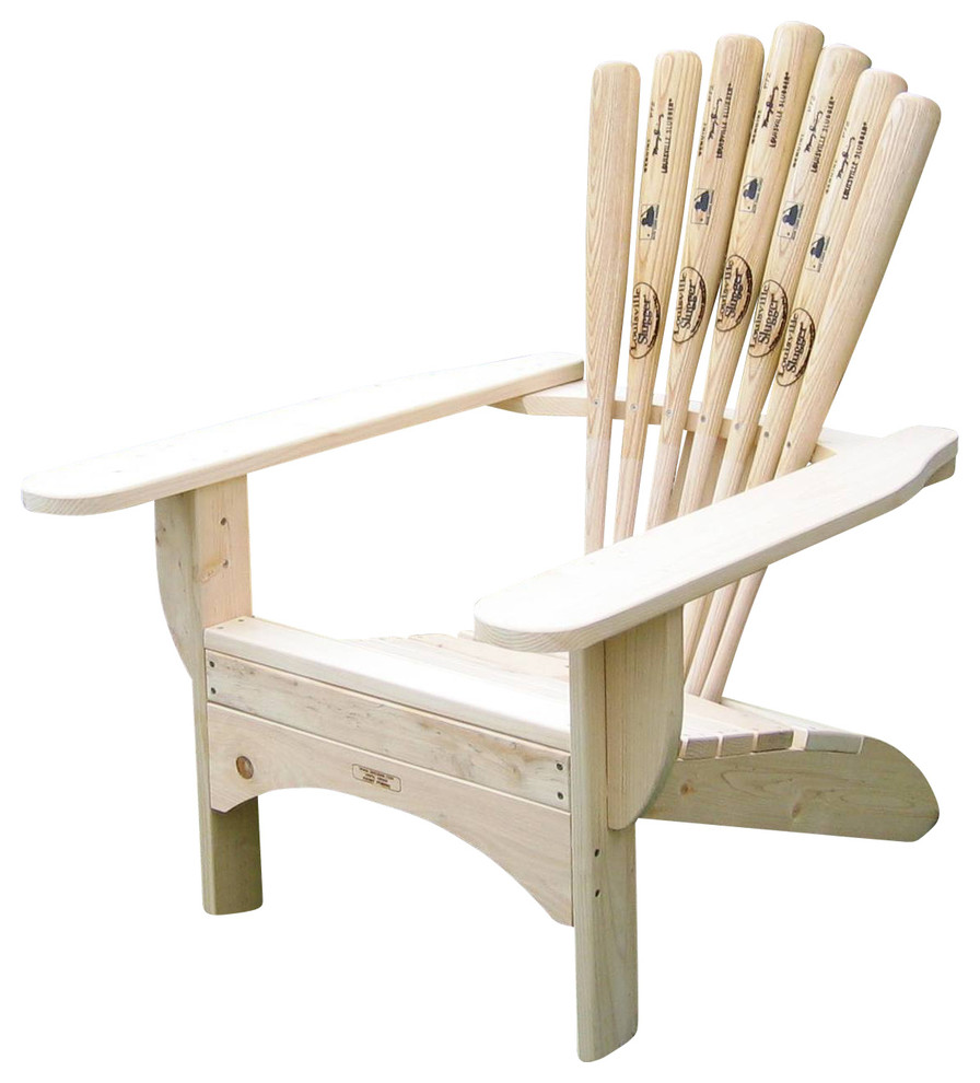 Base Ball Bat Skichair - Rustic - Adirondack Chairs - by Skichair1 | Houzz