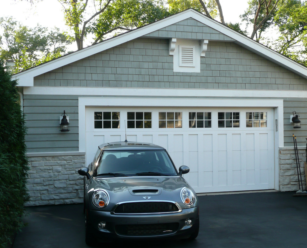 Oak Brook | Shingle Style Home - Garage - Other - by kbh architects ...