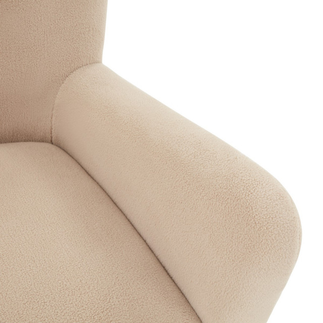 Safavieh Couture Carey Faux Shearling Accent Chair, #N/A - Midcentury ...