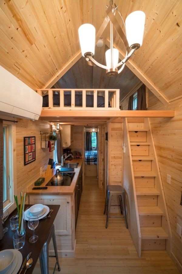 custom tiny house - Rustic - Kitchen - Austin - by Infinity Tiny Houses