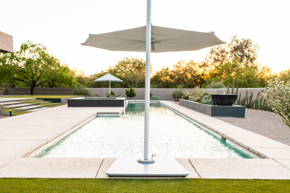 Steel and Turf - Modern - Swimming Pool & Hot Tub - Phoenix - by ...