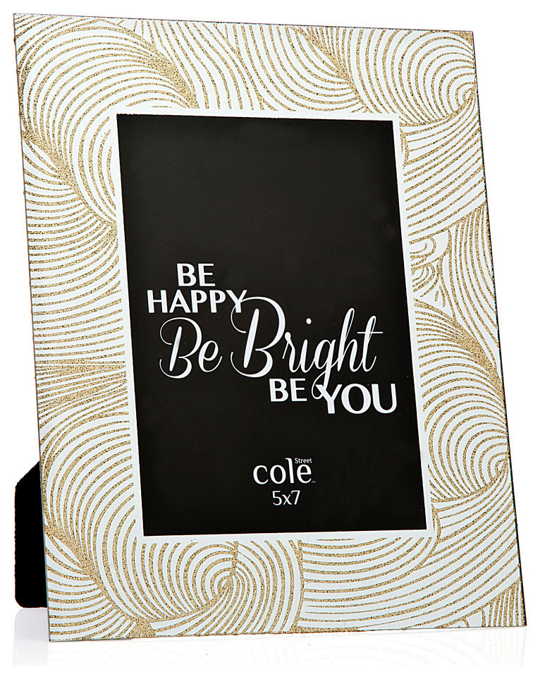 5x7 Champ Glitter Swirl Frame - Contemporary - Picture Frames - by ...