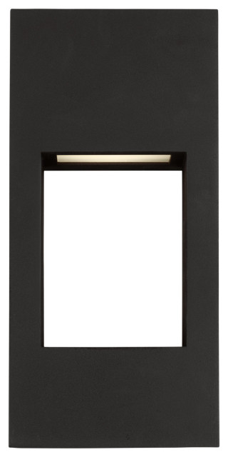 Testa LED Outdoor Wall Lantern, Black - Transitional - Outdoor Wall ...