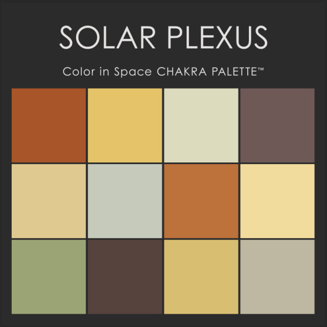 Color in Space Solar Plexus Chakra Paint Color Palette™ - Craftsman ...