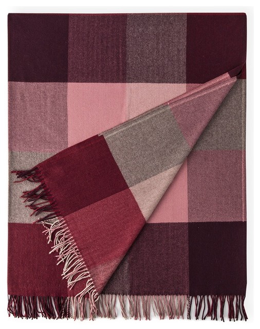 Tuscany Cashmere Throw - Farmhouse - Throws - by Room With a Soul | Houzz